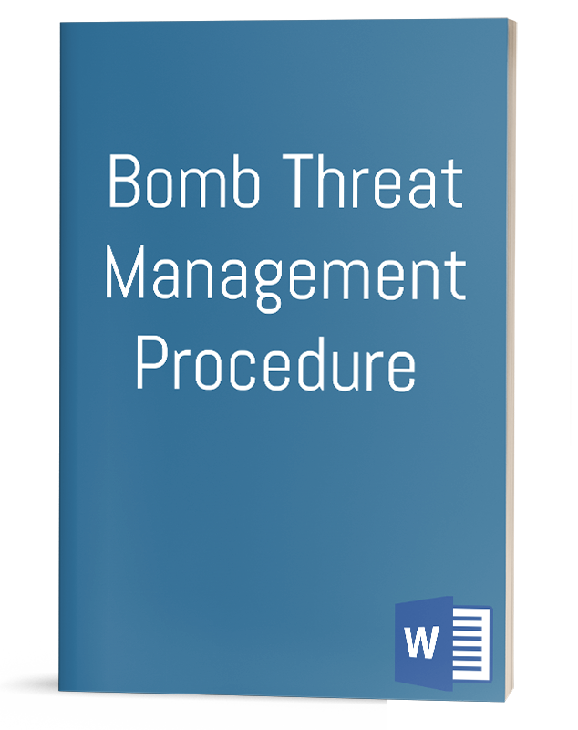 Bomb Threat Management Procedure | IT Procedure Template