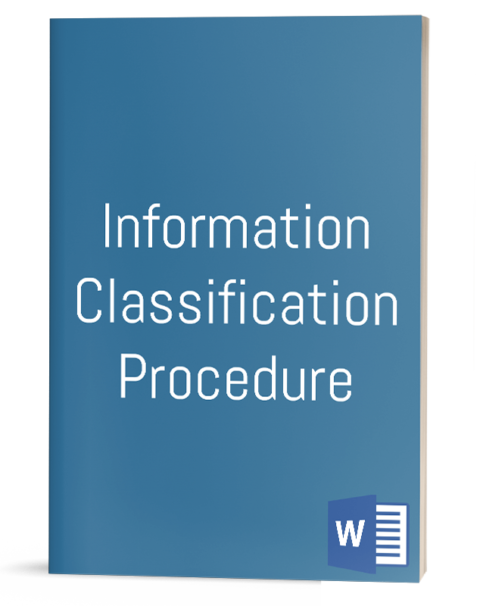 Information Classification Procedure | IT Procedure Template