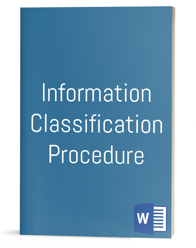 Information Classification Procedure | IT Procedure Template