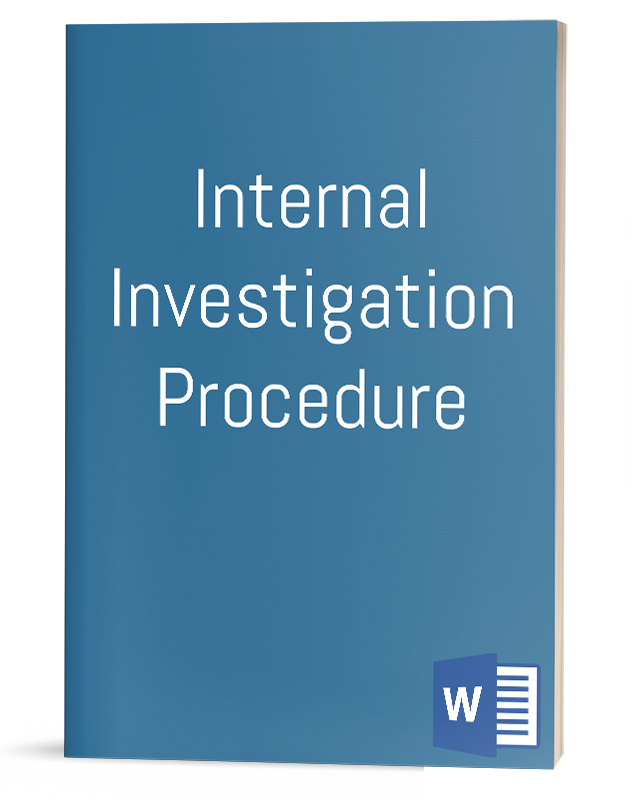 Internal Investigation Procedure | IT Procedure Template