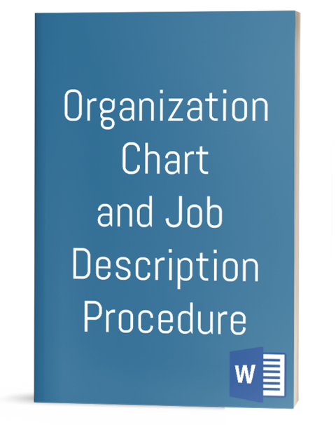 Organization Chart and Job Description Procedure | IT Procedure Template