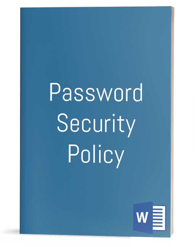 Password Security Policy | IT Procedure Template
