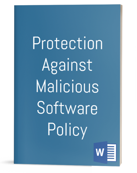 Protection Against Malicious Software Policy | IT Procedure Template
