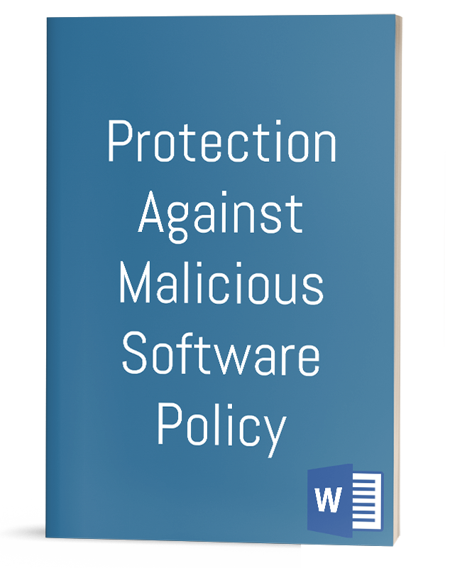 Protection Against Malicious Software Policy | IT Procedure Template