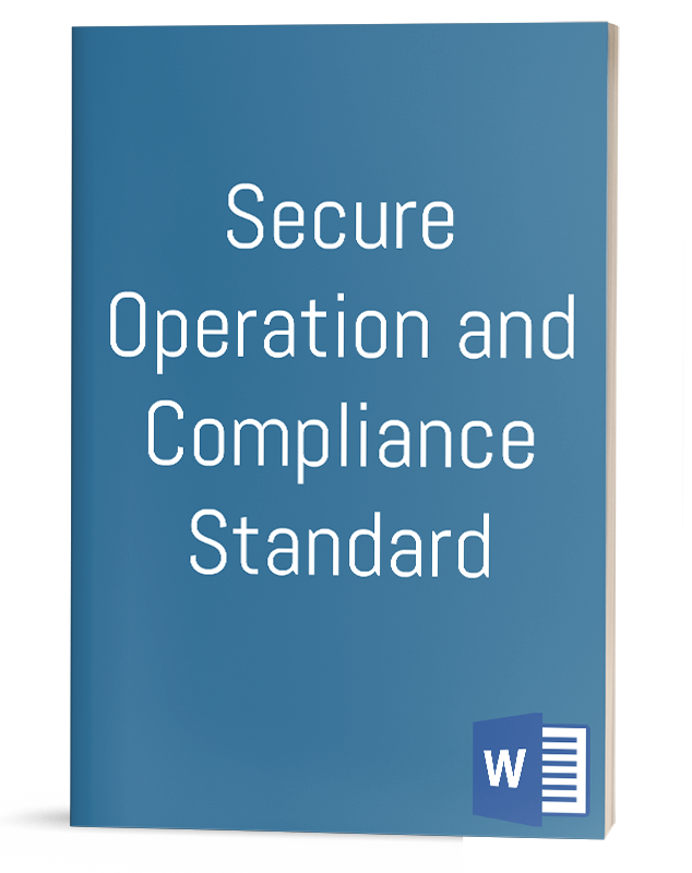 Secure Operation and Compliance Standard | IT Procedure Template