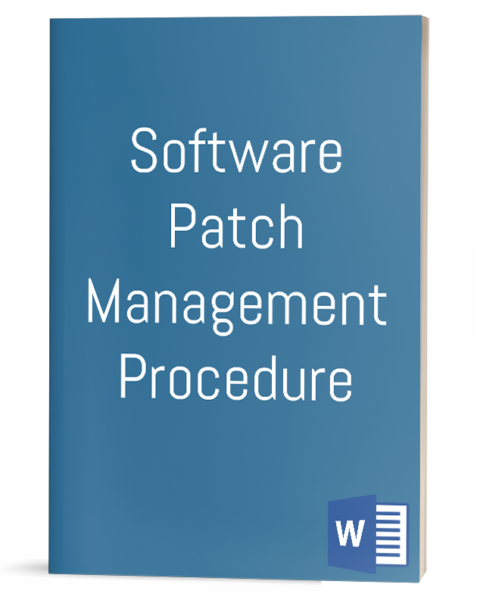Software Patches Management Procedure | IT Procedure Template