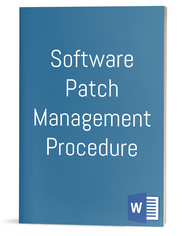 Software Patches Management Procedure | IT Procedure Template