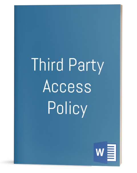 Third Party Access Policy | IT Procedure Template