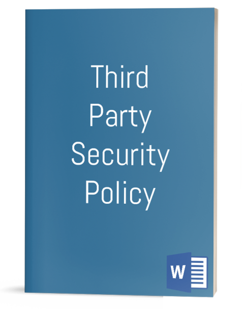 Third Party Security Policy | IT Procedure Template