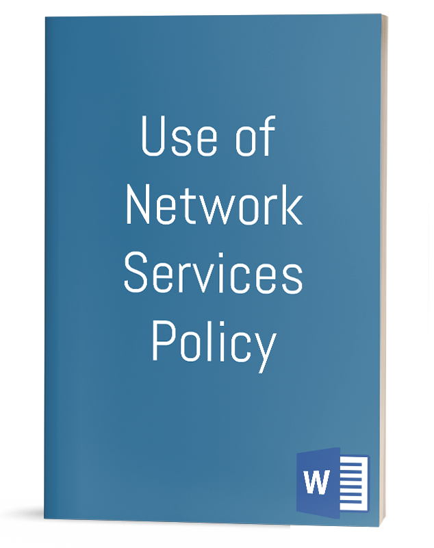 Use of Network Services Policy | IT Procedure Template