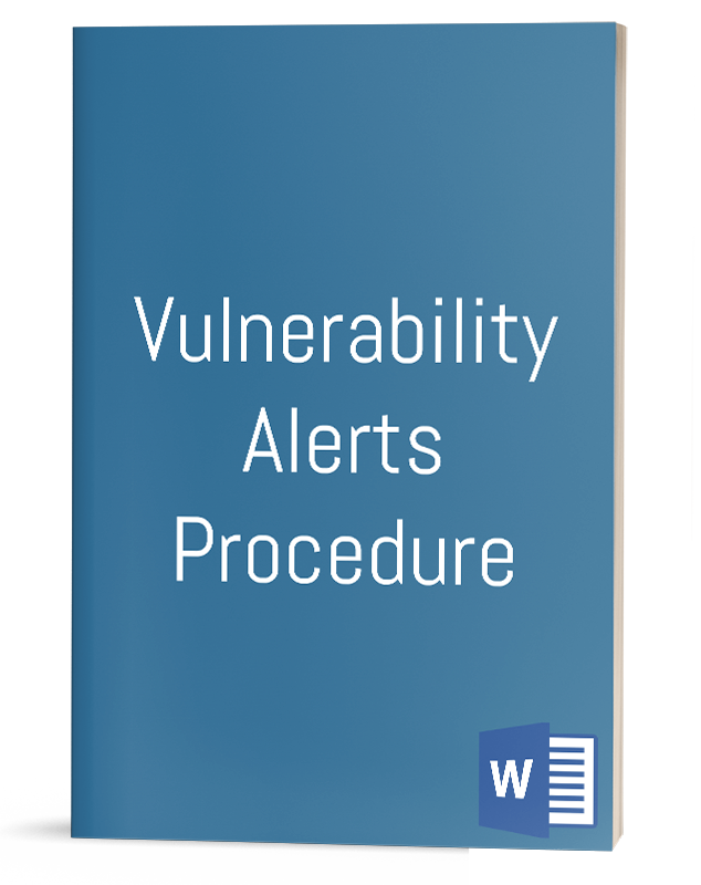 Vulnerability Alerts Procedure | IT Procedure Template