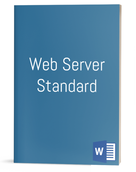 Web Server Standard | IT Procedure Template